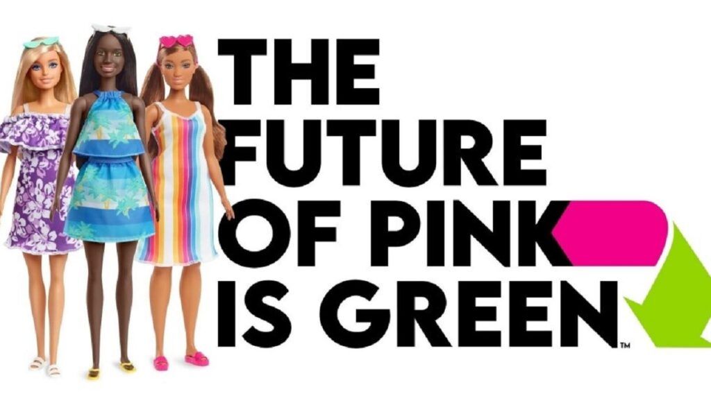 Nuova versione Barbie Green: 90% plastica riciclata